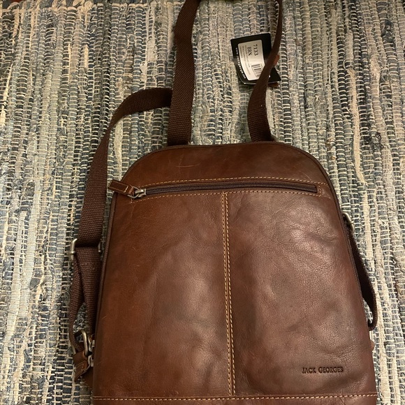 Jack Georges | Bags | Authentic Leather Nwt Jack George Convertible ...